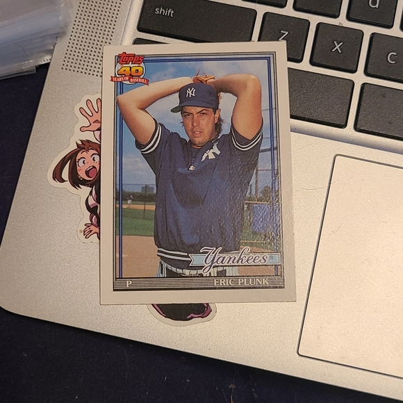 Other | Eric Plunk Baseball Card | Poshmark